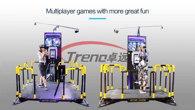 Indoor Multi Directional Virtual Reality Gaming Treadmill For Shopping Mall