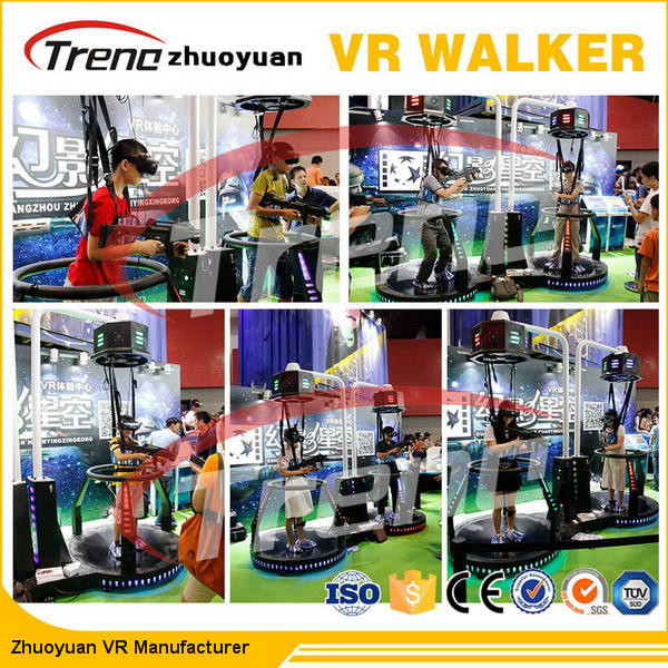 Amusement Park Virtual Reality Treadmill Shooting Walker Simulator VR ...
