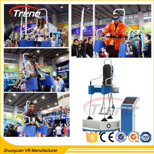 Theme Park Oculus Rift Stand Up Flight VR Simulator For Shopping Mall