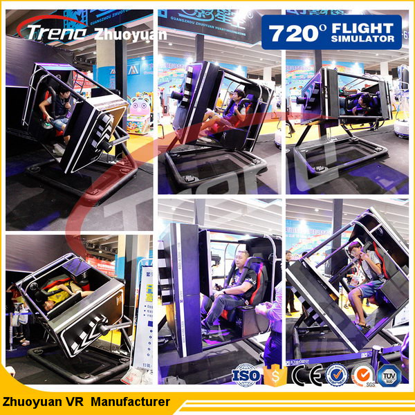 720° Virtual Reality Flight Simulator With Motion Control / Full ...