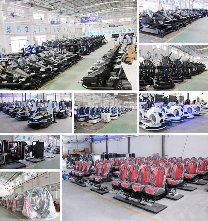 9D VR Cockpit Flight Simulator VR Theme Park / Virtual Reality Equipment