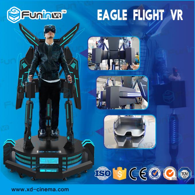 Funin VR Standing Up Shooting Game Machine 9D Fly VR Flight Simulator ...