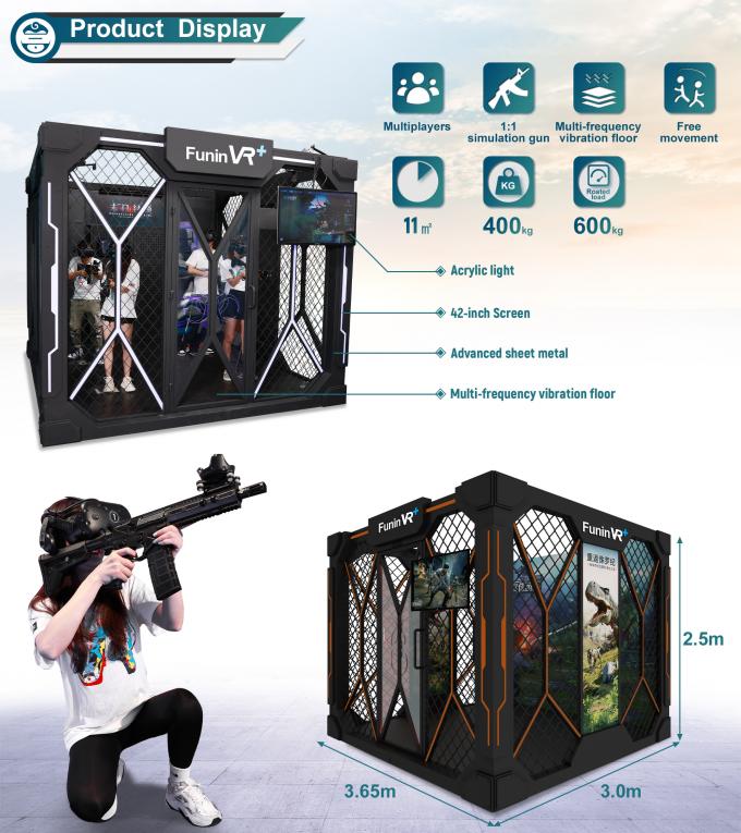 Multiplayer VR Funin VR+ Gun Equipment 9D VR Shooting Game Machine for ...