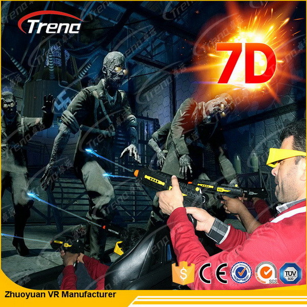 Hydraulic / Electronic System 7d Motion Ride Simulator 7d Cinema With ...