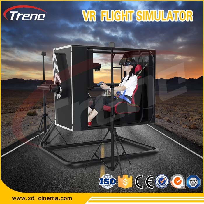9D VR 720 Degree Rotating Cockpit VR 360 Degree Flight Simulator For ...