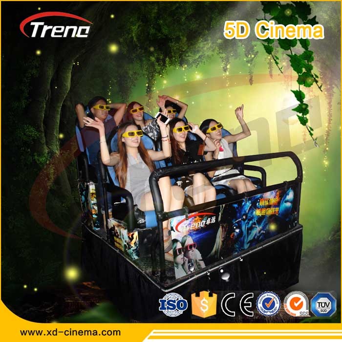 Hydraulic / Electronic System 7d Motion Ride Simulator 7d Cinema With ...