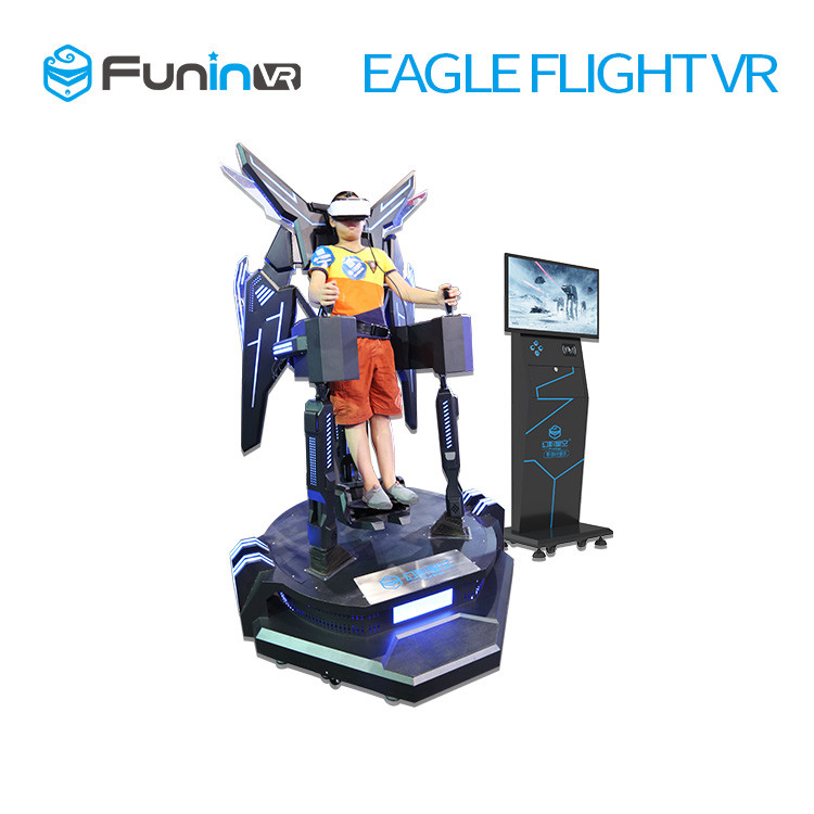 Exciting Interactive 360 Degree Stand Up Flight VR Simulator / Virtual ...