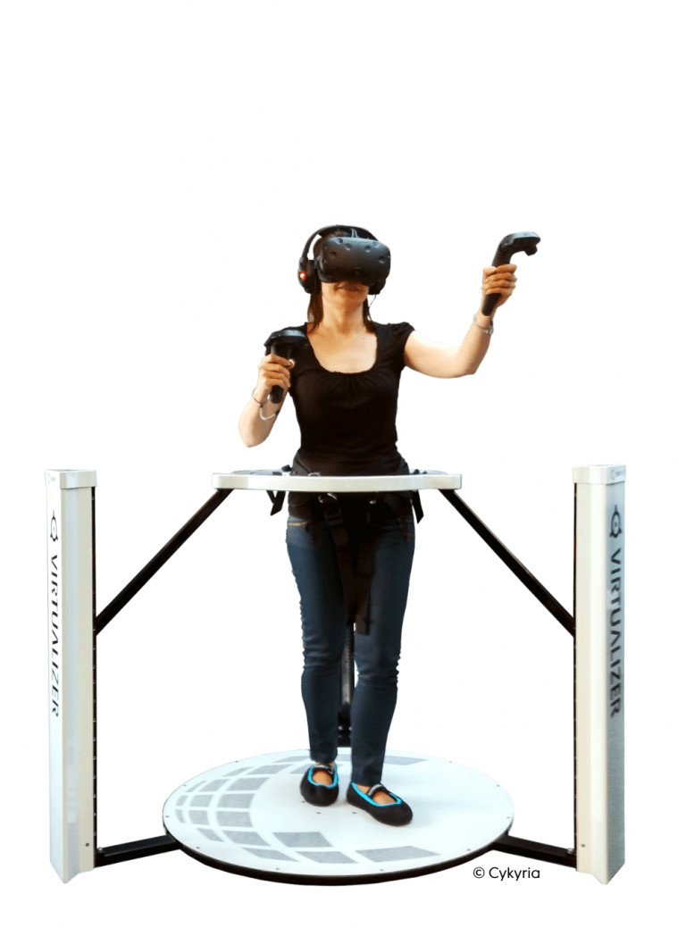 Amusement Park Virtual Reality Treadmill Shooting Walker Simulator VR ...